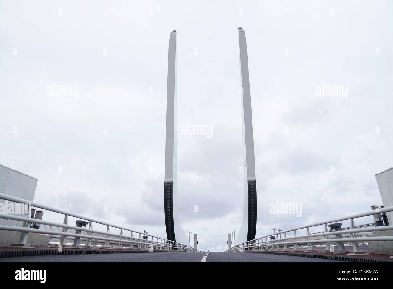 The official opening by the Princess Royal of the Gull Wing Bridge in ...