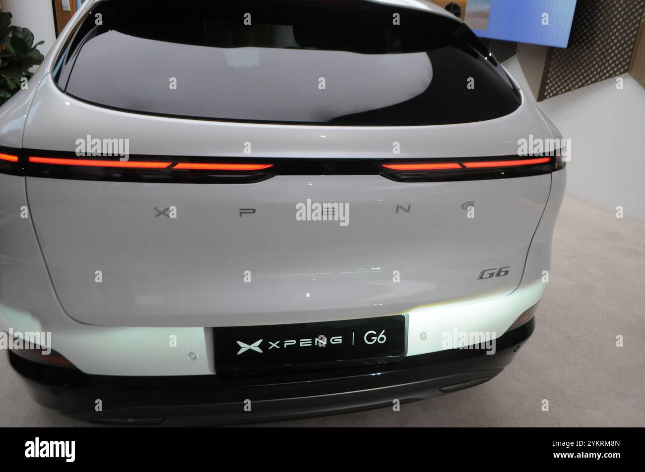 Copenhagen/ Denmark/19 Nov 20.24/Xpeng car show room and cars indansh ...