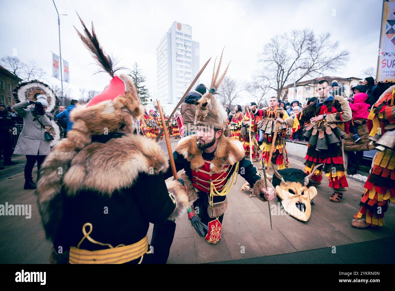 Surva - International Festival of Masquerade Games Stock Photo - Alamy