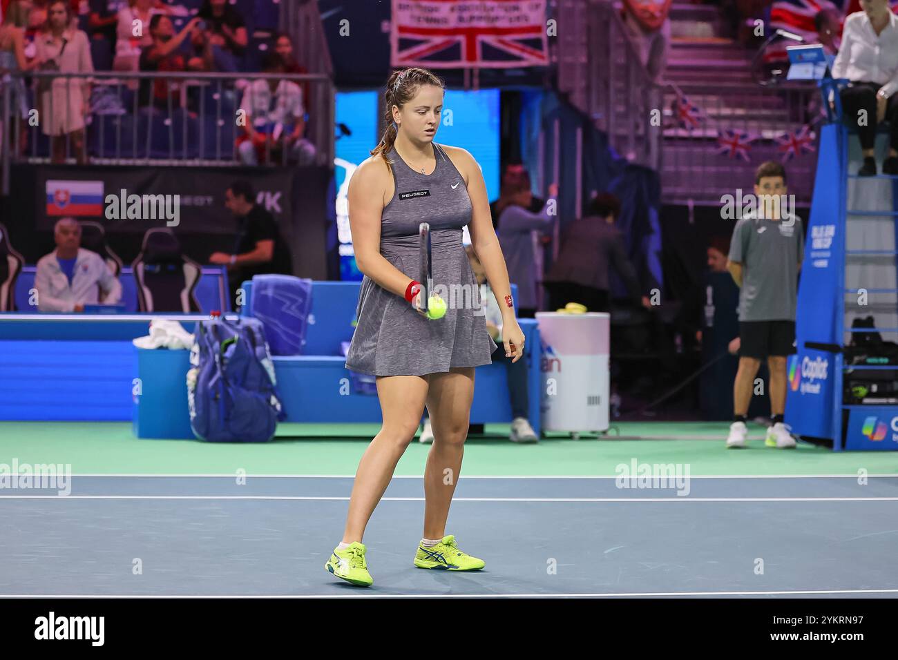 Malaga, Malaga, Spain. 19th Nov, 2024. Viktoria Hruncakova of Slovakia ...