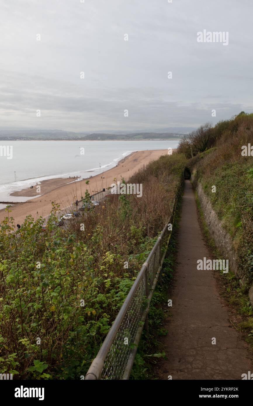South West Coast Path at Orcombe, Exmouth, Devon Stock Photo - Alamy
