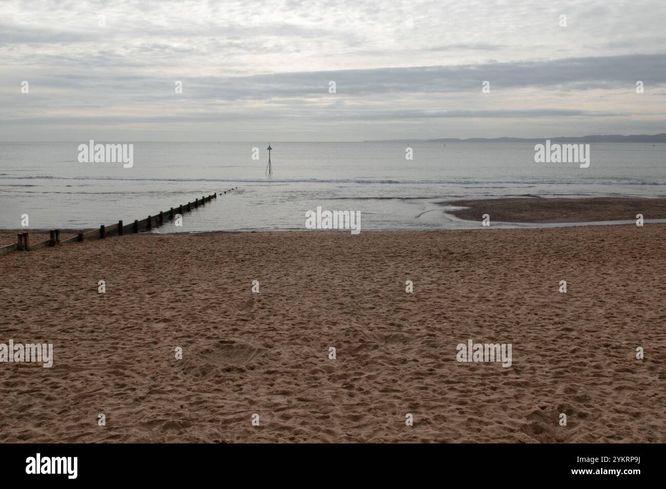 Groyne on Exmouth Beach, Devon, England Stock Photo - Alamy