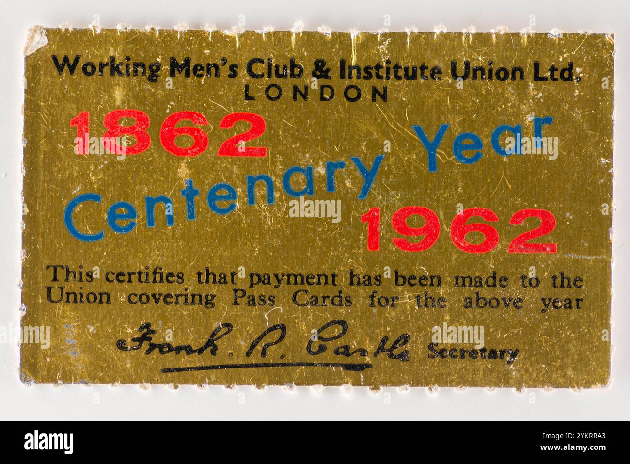 Gold club membership card hi-res stock photography and images - Alamy