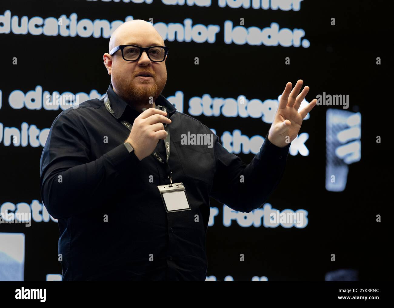 Dan Fitzpatrick, the Ai Educator, giving a talk in Benfleet, Essex ...