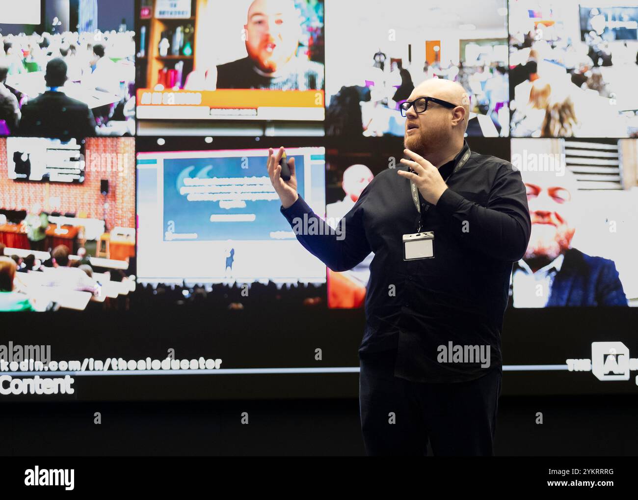 Dan Fitzpatrick, the Ai Educator, giving a talk in Benfleet, Essex ...