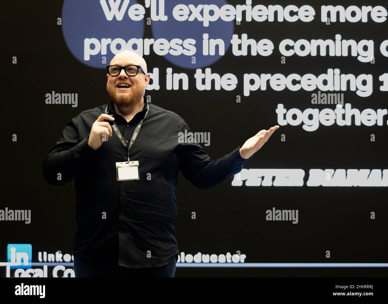 Dan Fitzpatrick, the Ai Educator, giving a talk in Benfleet, Essex ...