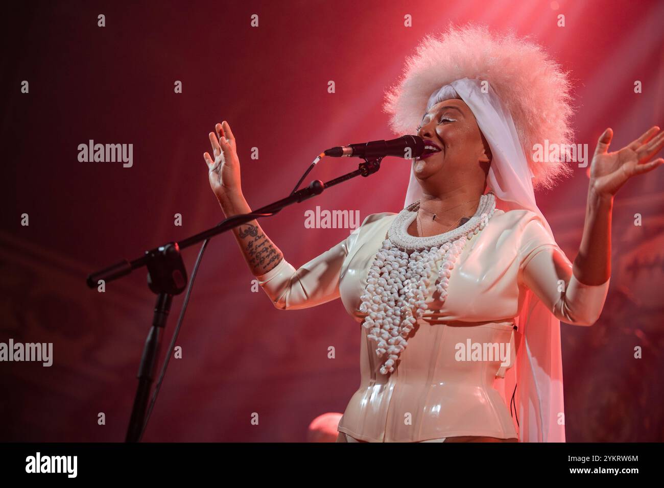 Barcelona, Spain. 2024.11.18. Lady Blackbird singer perform on stage at ...