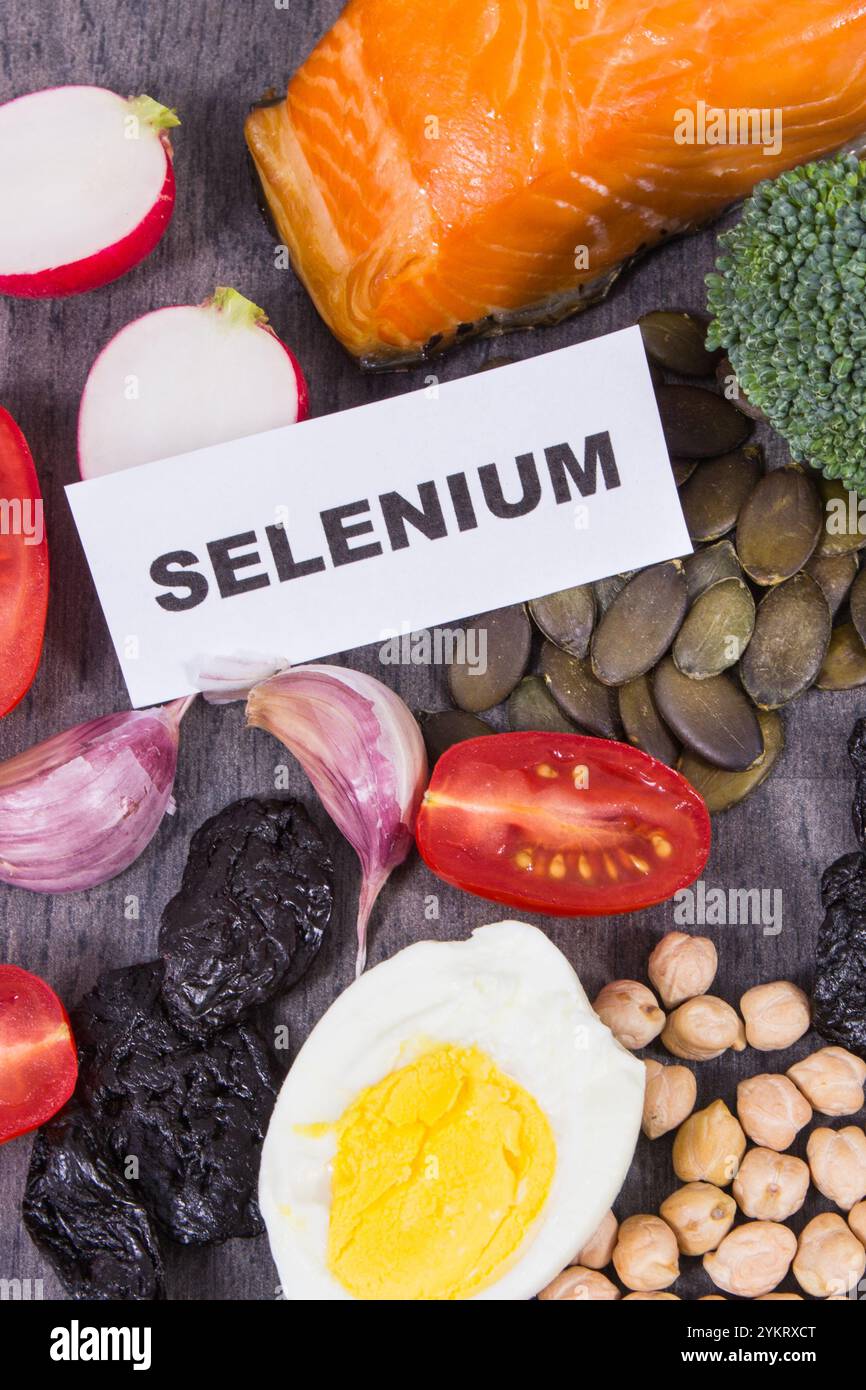 Healthy food as source natural selenium, dietary fiber and other ...