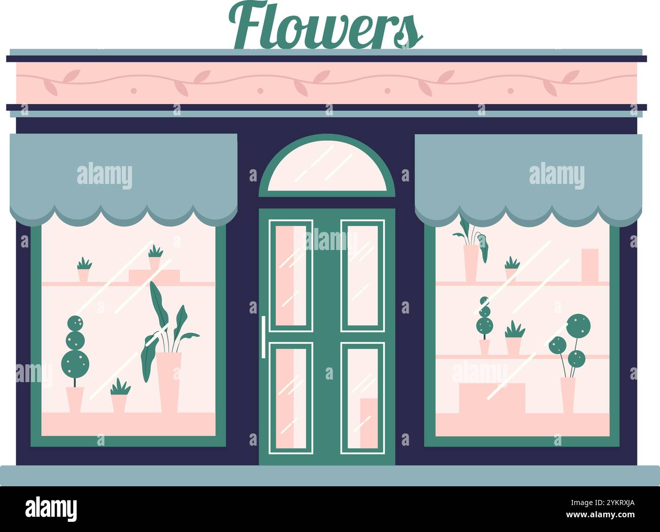 Displayed in window Stock Vector Images - Alamy