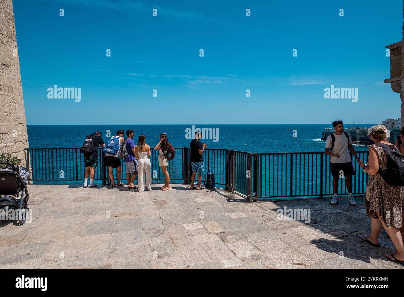 Polignano a Mare Visitors revel in Puglia's hidden cove under the ...