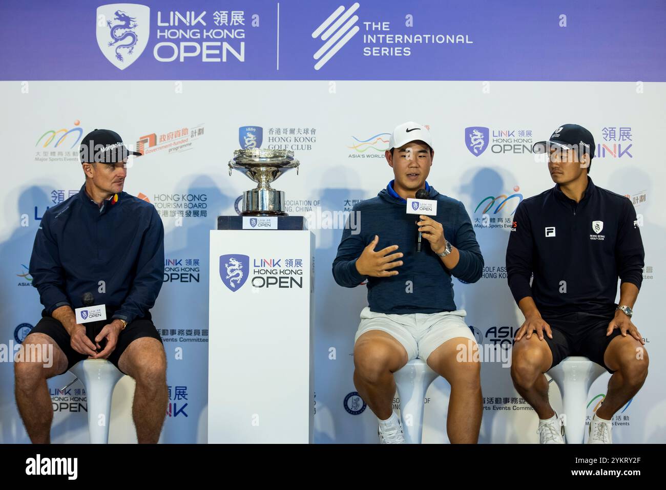 Hong Kong, China. 19th Nov, 2024. Link Hong Kong Open Golf Press ...