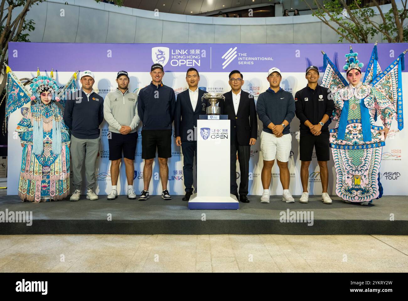 Link Hong Kong Open Golf Press Conference Curtains rising: Members of ...