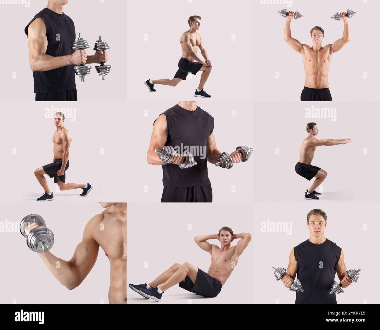 Various personal exercises hi-res stock photography and images - Alamy