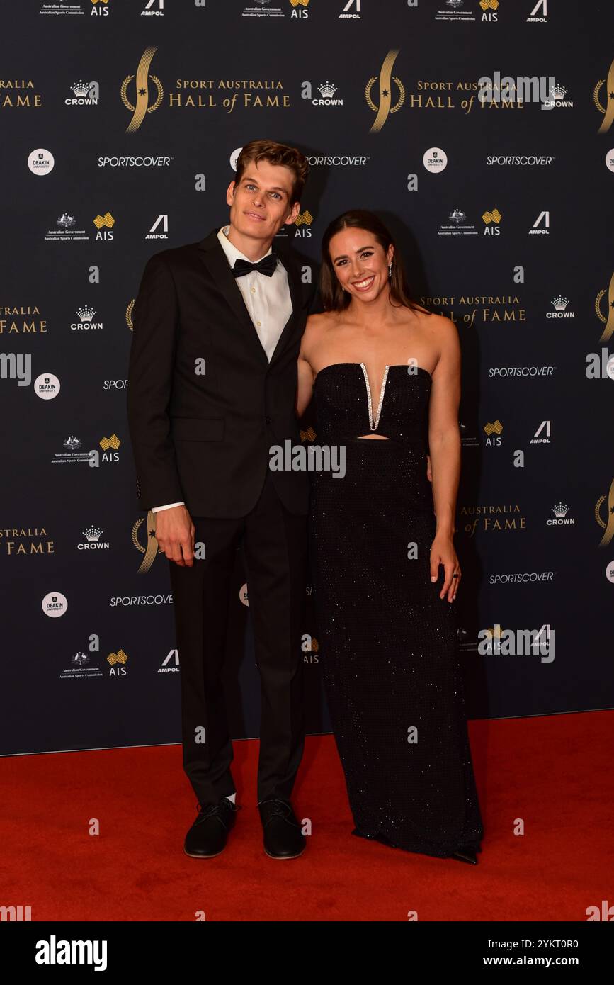 Noemie Fox with her partner Titouan Dupras attend the red carpet at the ...