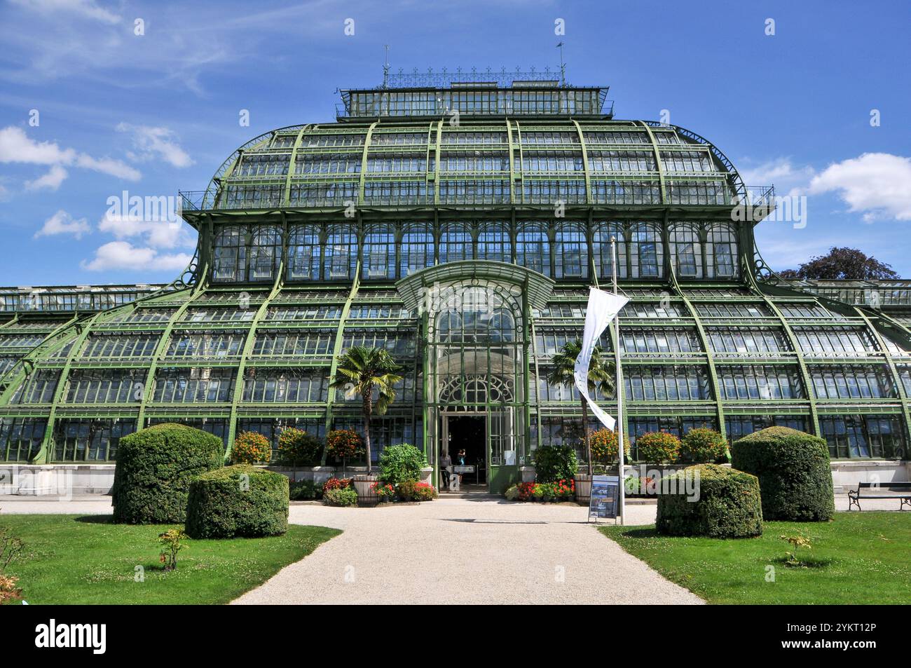 View of the Palmenhaus in Schönbrunn Palace. Vienna Stock Photo - Alamy