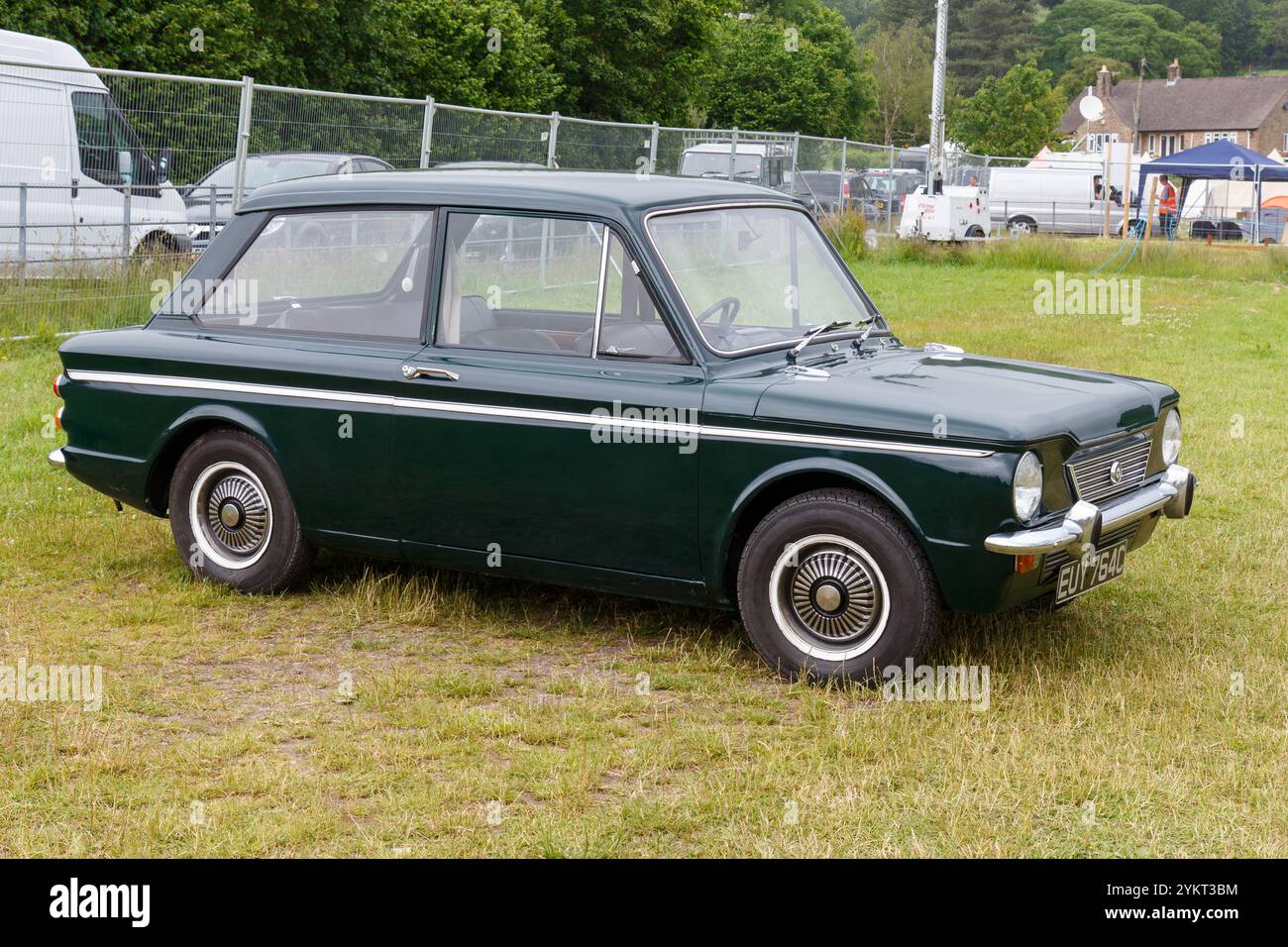 A vintage Singer car at Bakewell Stock Photo - Alamy