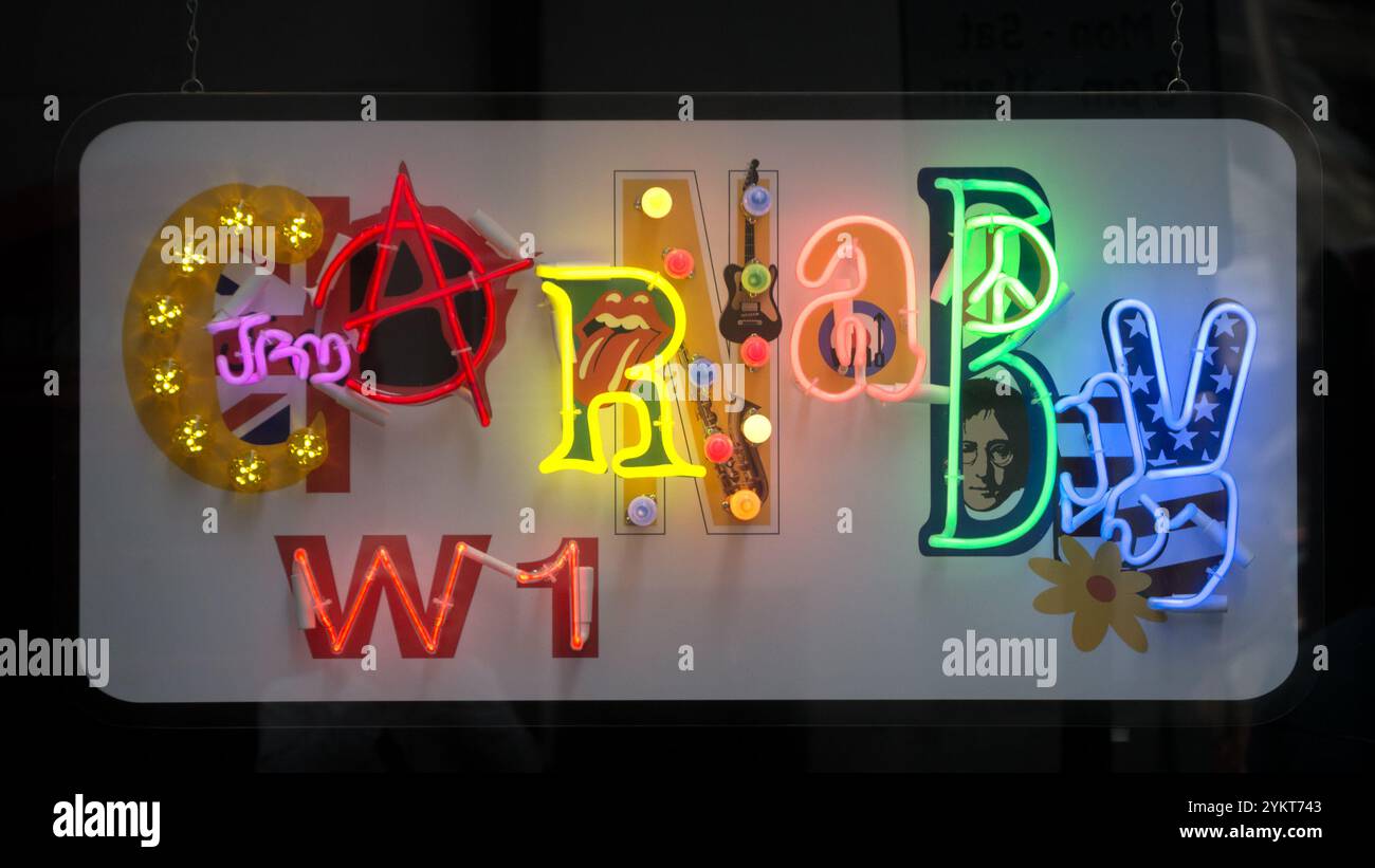 Carnaby street signage hi-res stock photography and images - Alamy