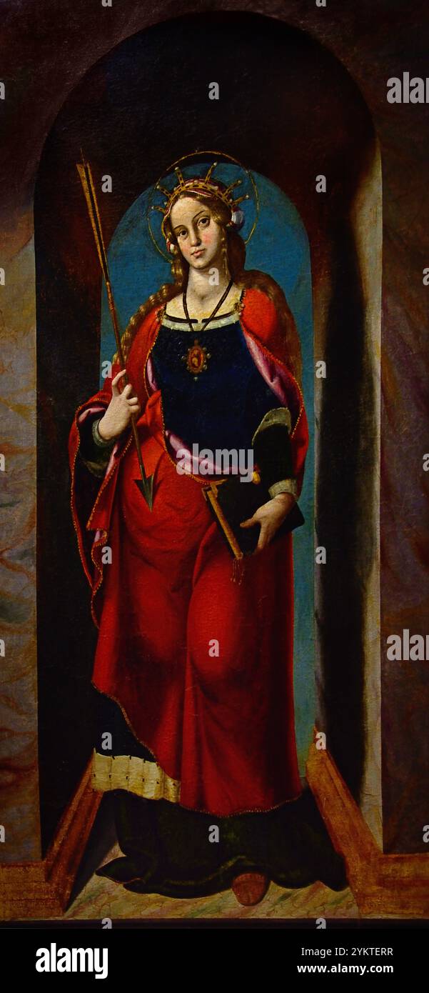 Altarpiece of Saint Ursula and the eleven thousand virgins Joan de Borgonya 1519/1521 16 century ...