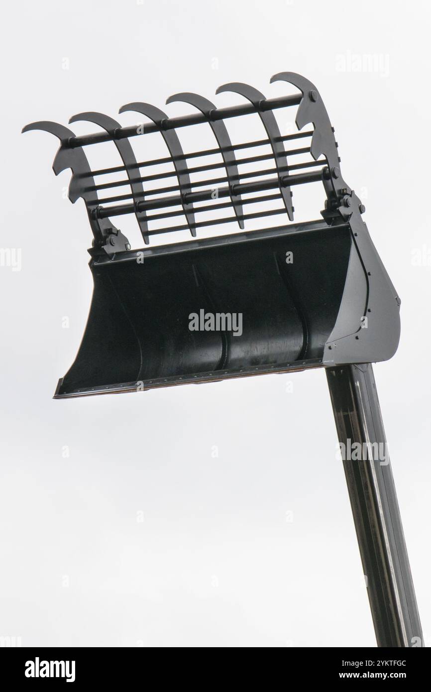 Industrial or agricultural loader machine using for transport bales of ...