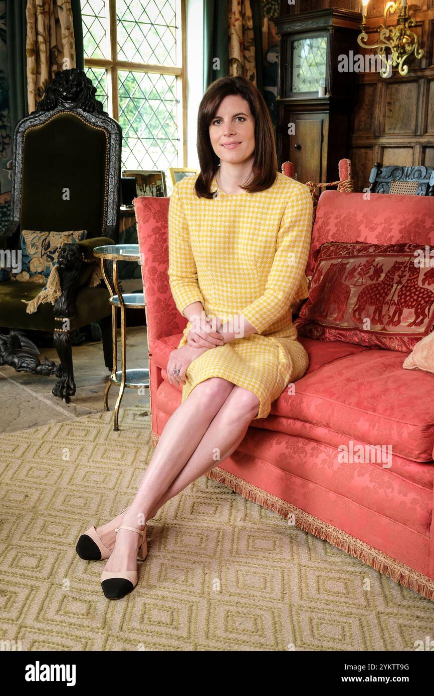 Lady Laura Cathcart wife of William Cash pictured at their home Upton ...