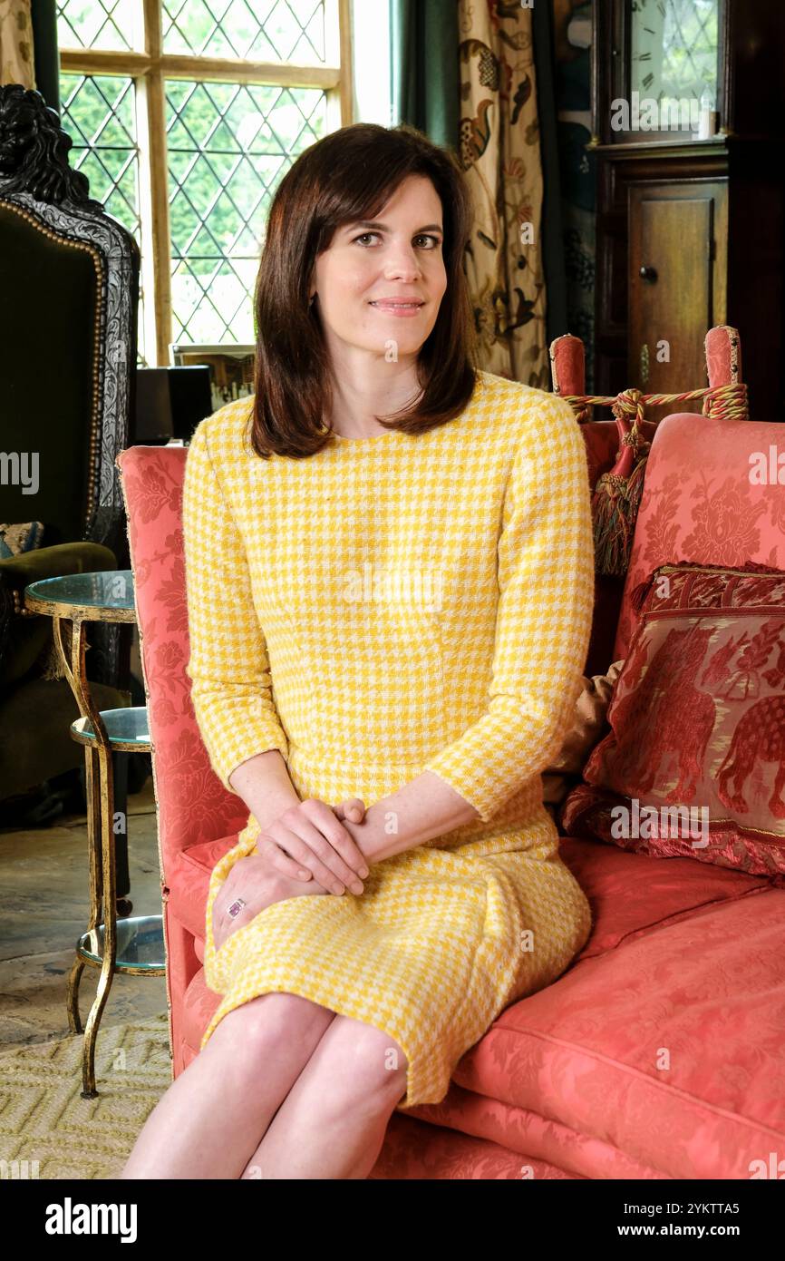 Lady Laura Cathcart wife of William Cash pictured at their home Upton ...