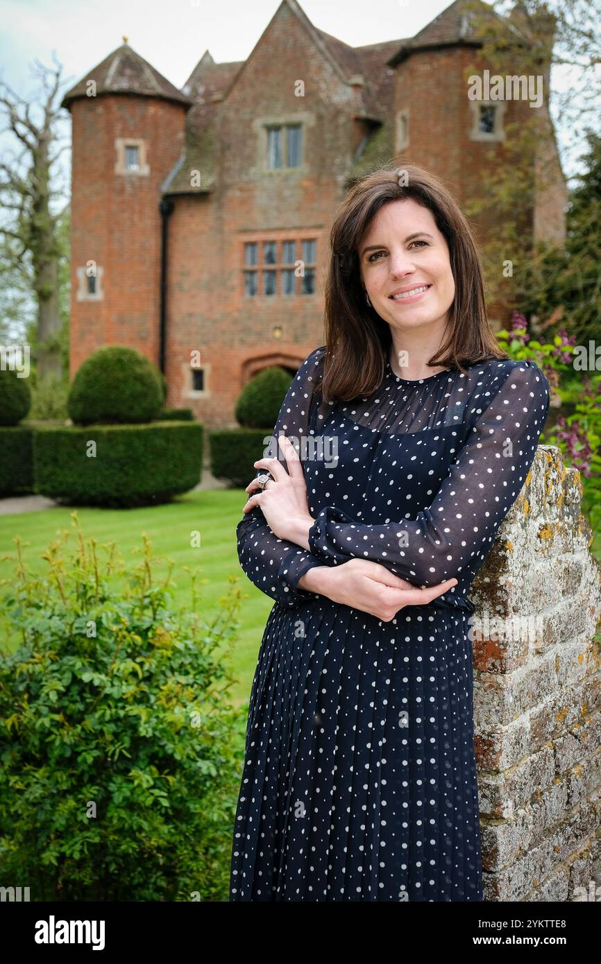 Lady Laura Cathcart wife of William Cash pictured at their home Upton ...