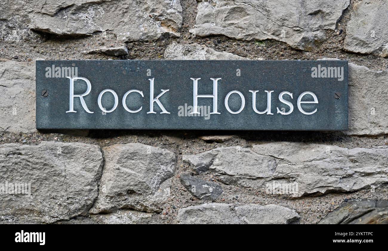 House name. Rock House. Captain French Lane, Kendal, Cumbria, England ...