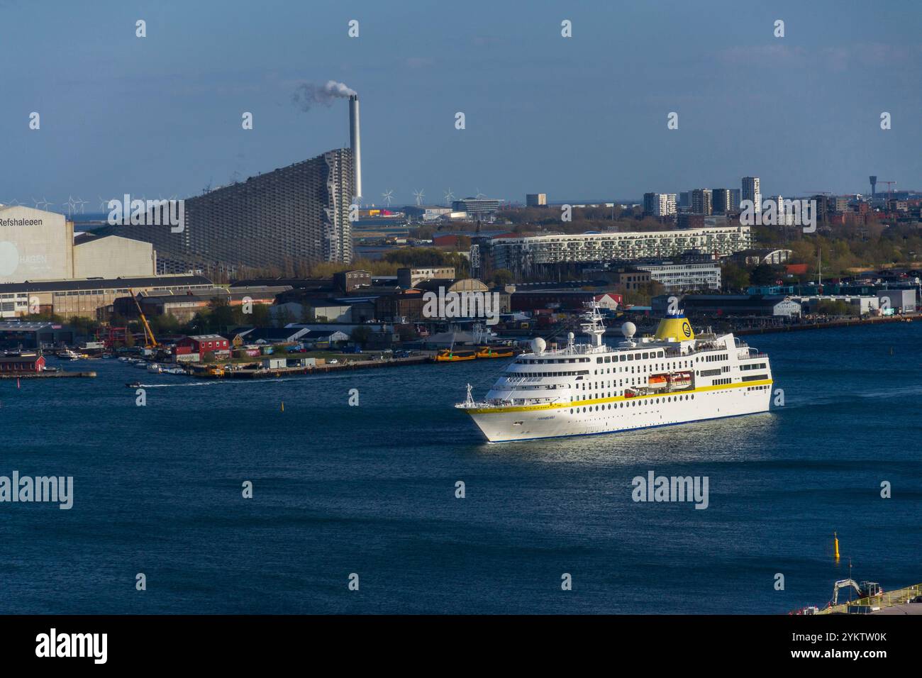 Amager Bakke known as Amager Slope or Copenhill, energy plant with ...