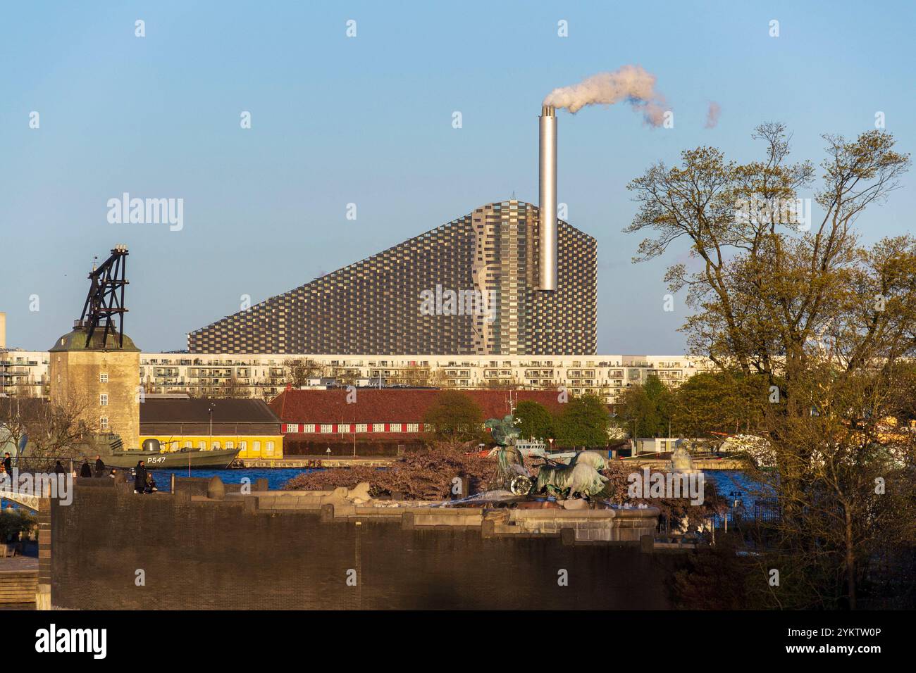 Amager Bakke known as Amager Slope or Copenhill, energy plant with ...