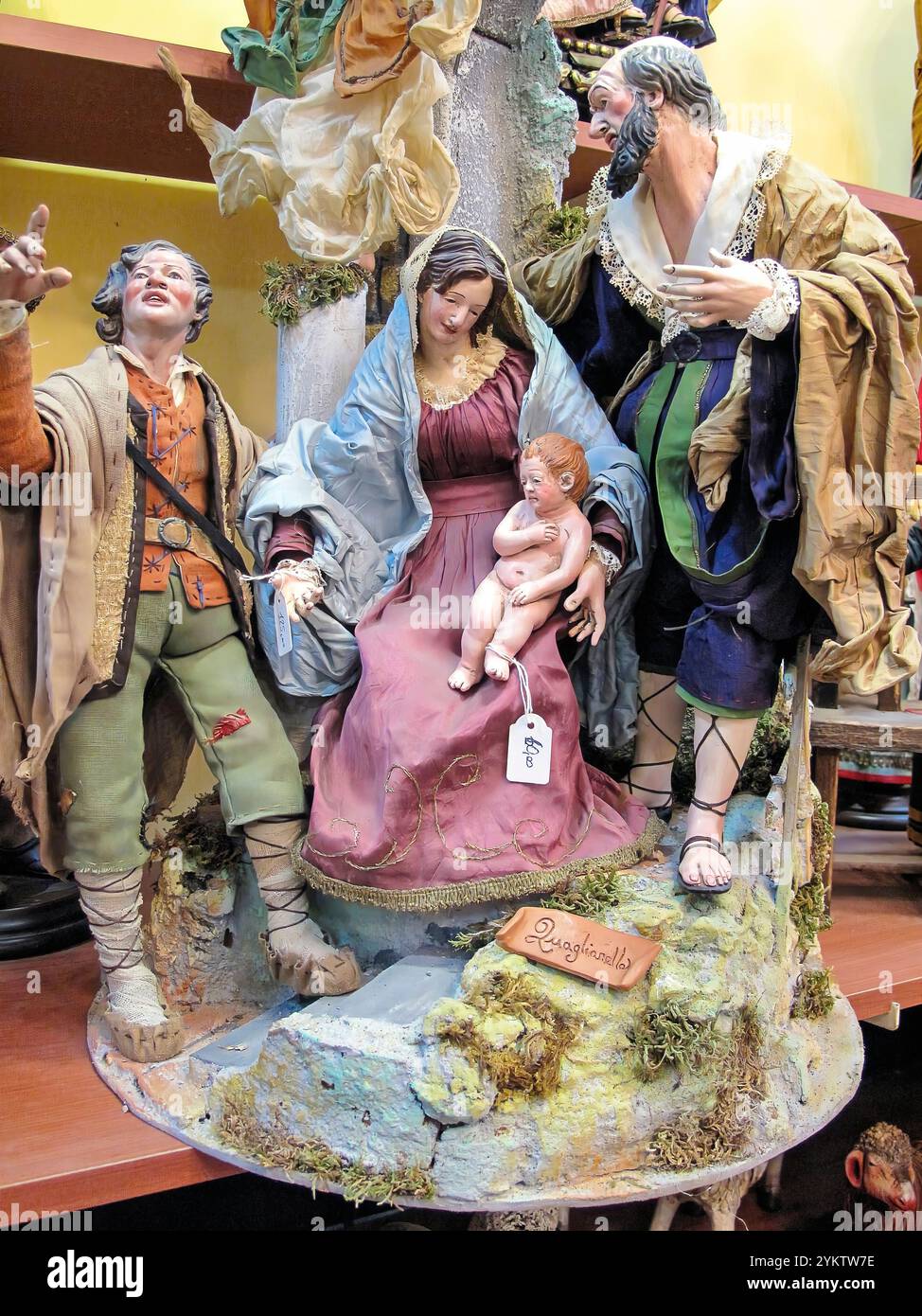 Italy Campania Naples nativity scenes to the San Gregorio Armeno ...