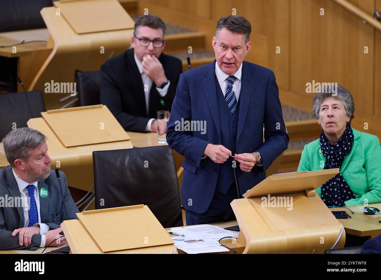 Edinburgh Scotland, UK 19 November 2024. Murdo Fraser MSP at the ...
