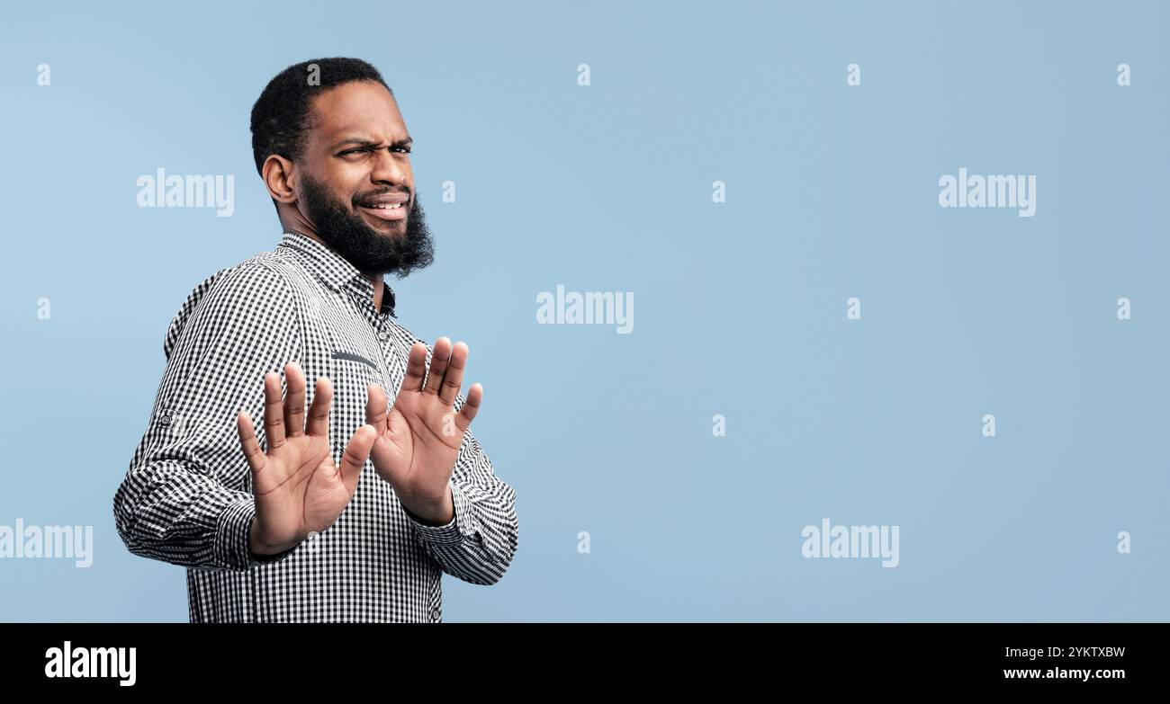 Disgusted Black Man