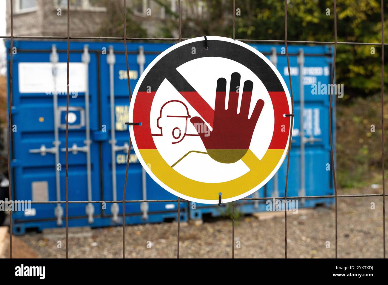 Augsburg, Bavaria, Germany - November 18, 2024: Germany as a business ...