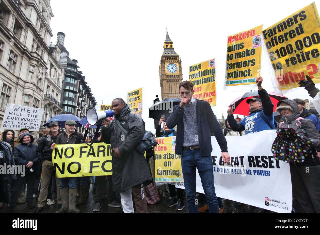 London, England, UK. 19th Nov, 2024. Freedom protesters REMEECE and ...