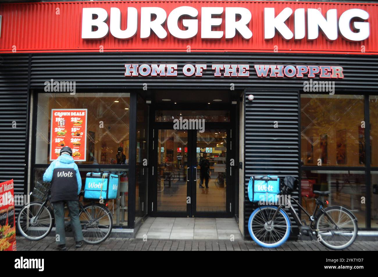 Copenhagen/ Denmark/19 Nov.2024/burger king fast food restaurant in ...