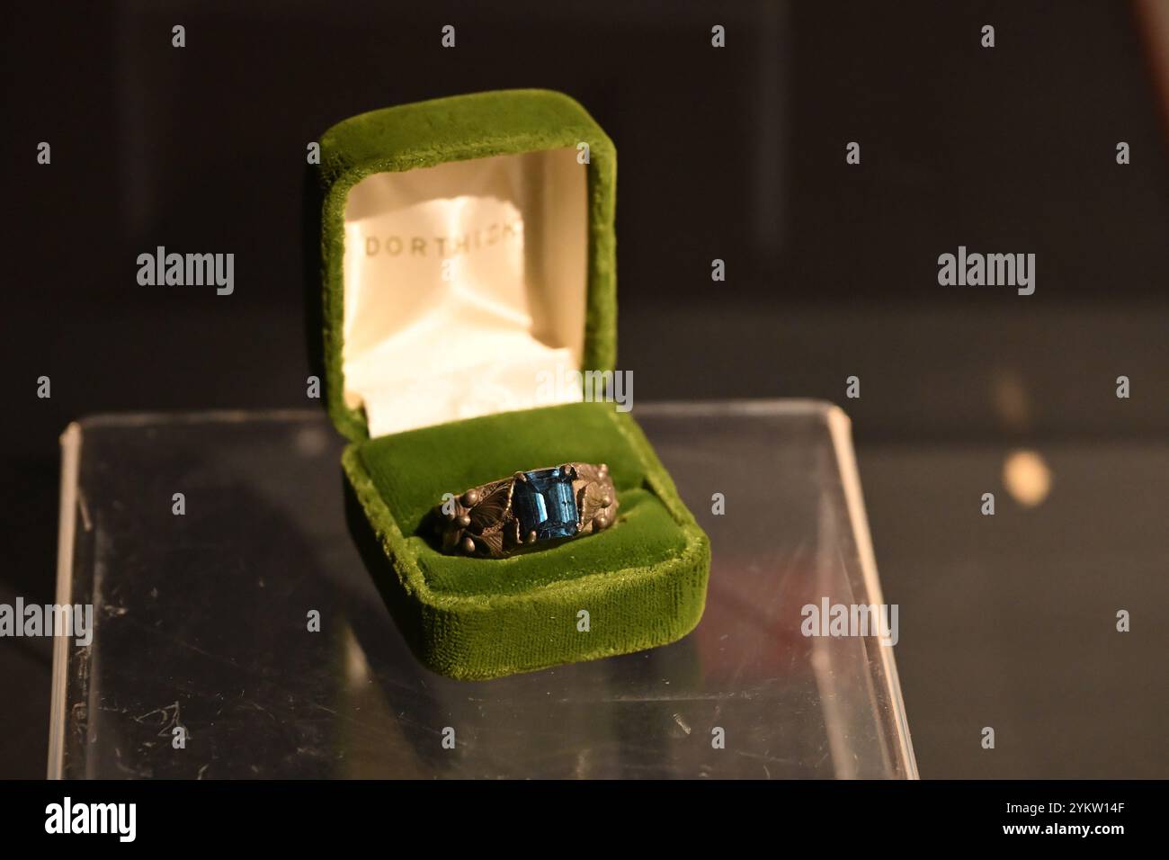 Good Luck Ring worn by the serial killer Edmund Kemper Stock Photo - Alamy