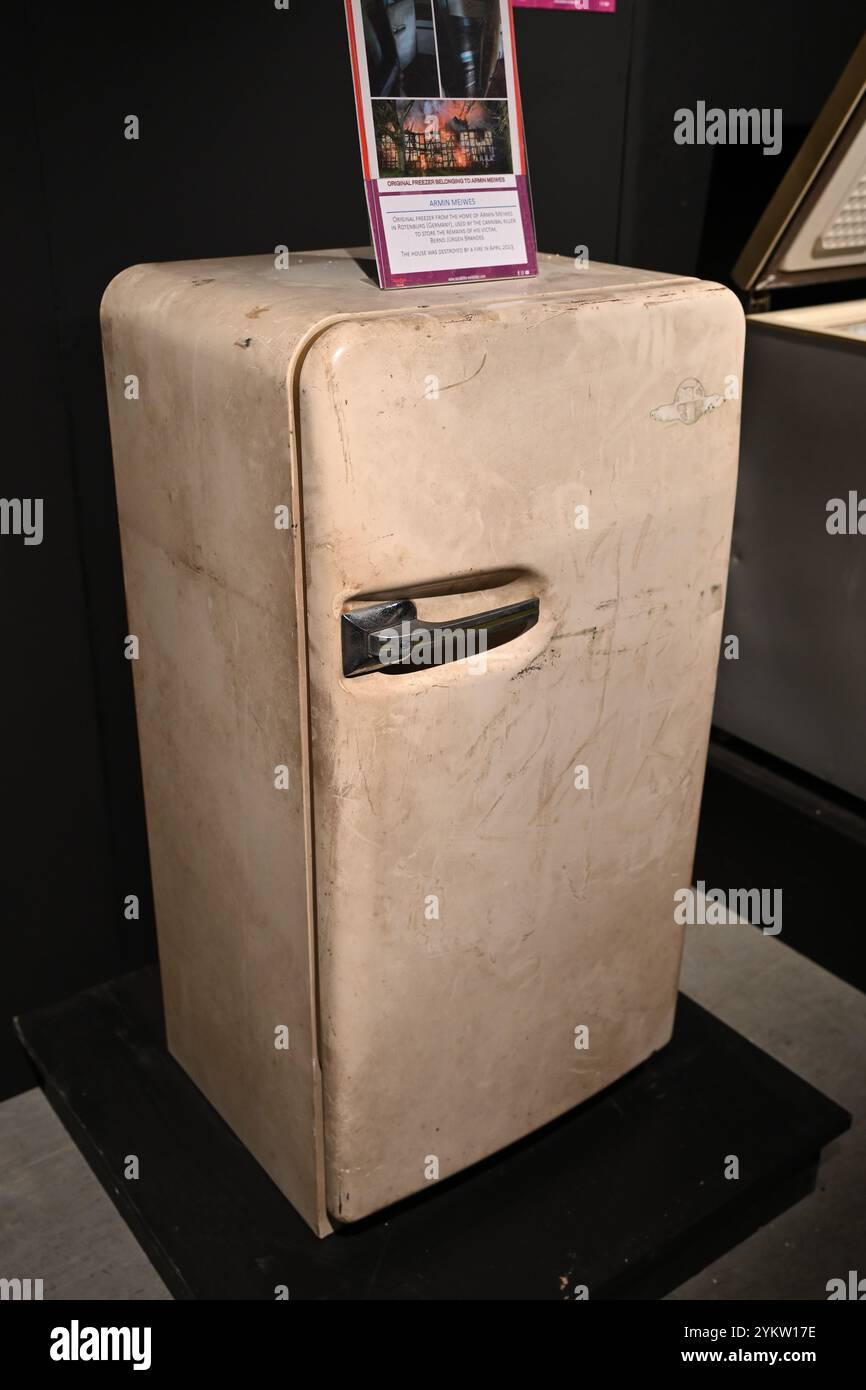 fridge belonging to Armin Meiwes the Rotenburg Cannibal Stock Photo - Alamy