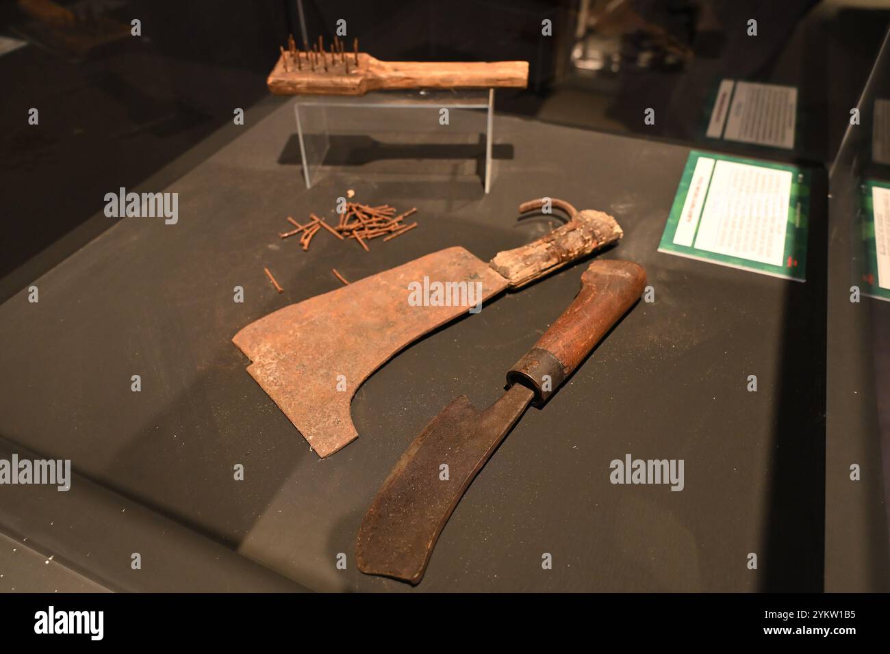 DIY torture tools by Albert Fish Stock Photo - Alamy