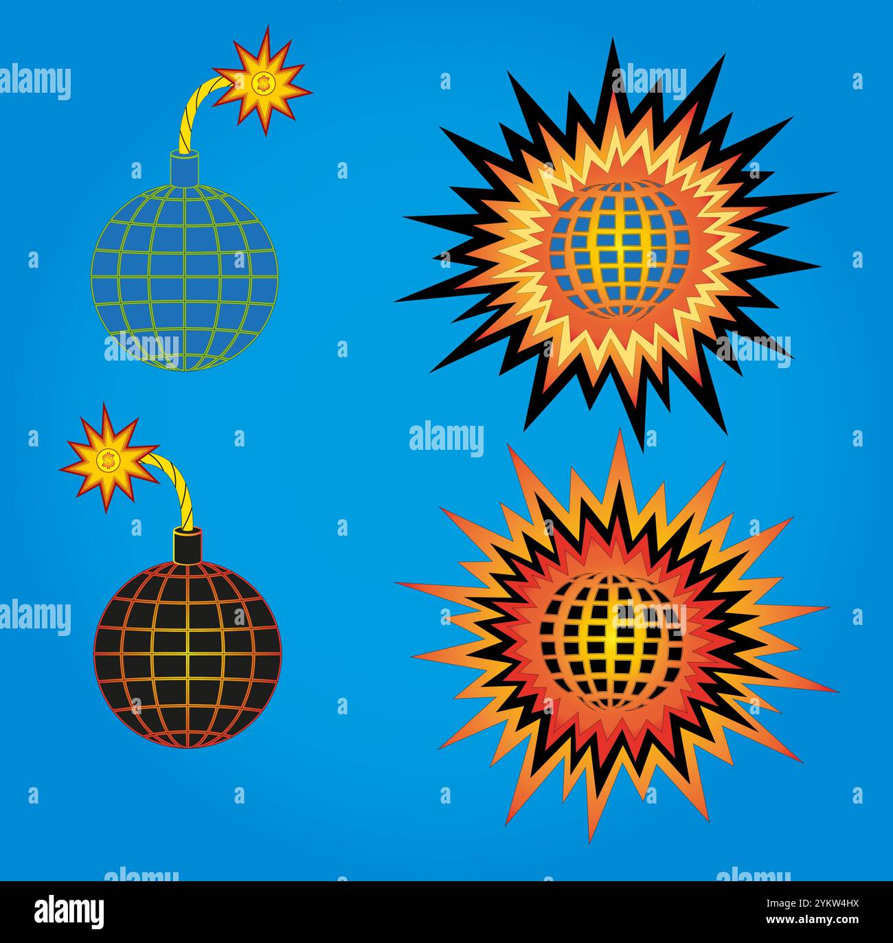 Market instability vector vectors hi-res stock photography and images ...