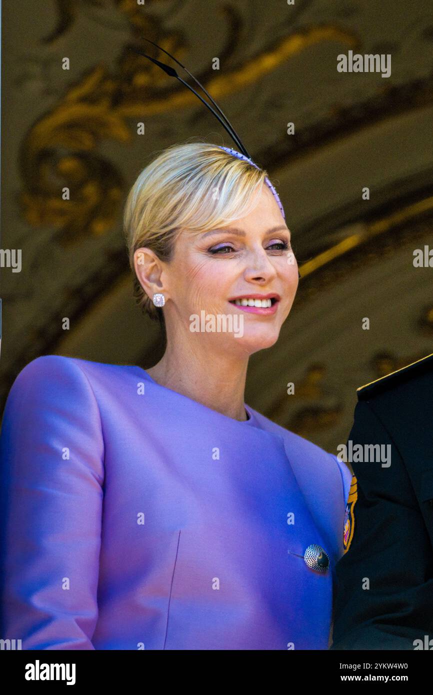 Monte Carlo, Monaco. 19th Nov, 2024. Princess Charlene during the Army ...