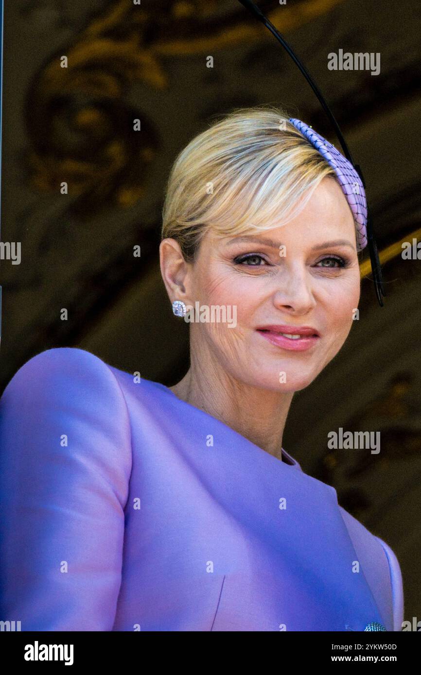 Monte Carlo, Monaco. 19th Nov, 2024. Princess Charlene during the Army ...