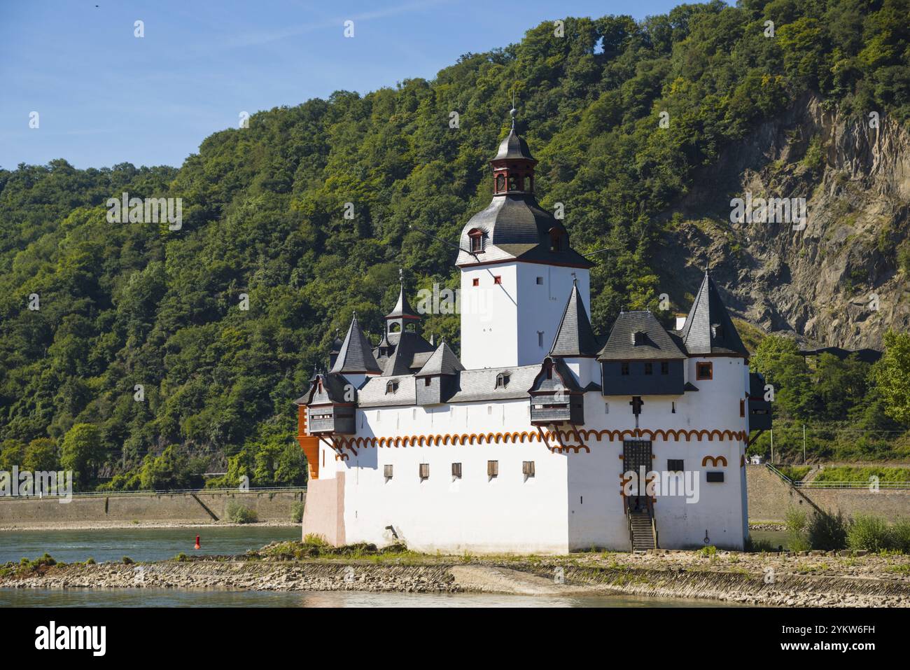 Pfalzgrafenstein Castle, also known as the Pfalz near Kaub, Falkenau ...