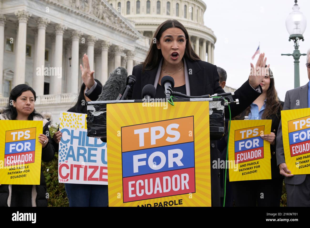 Washington, USA. 19th Nov, 2024. US Congresswoman Alexandria Ocasio ...