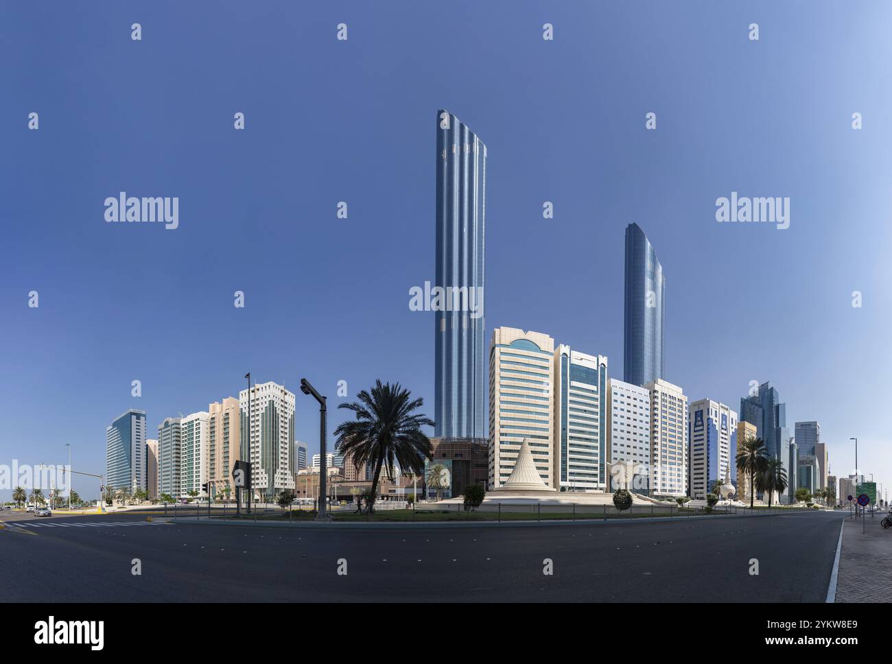 A picture of the buildings of the Al Danah district, including the ...