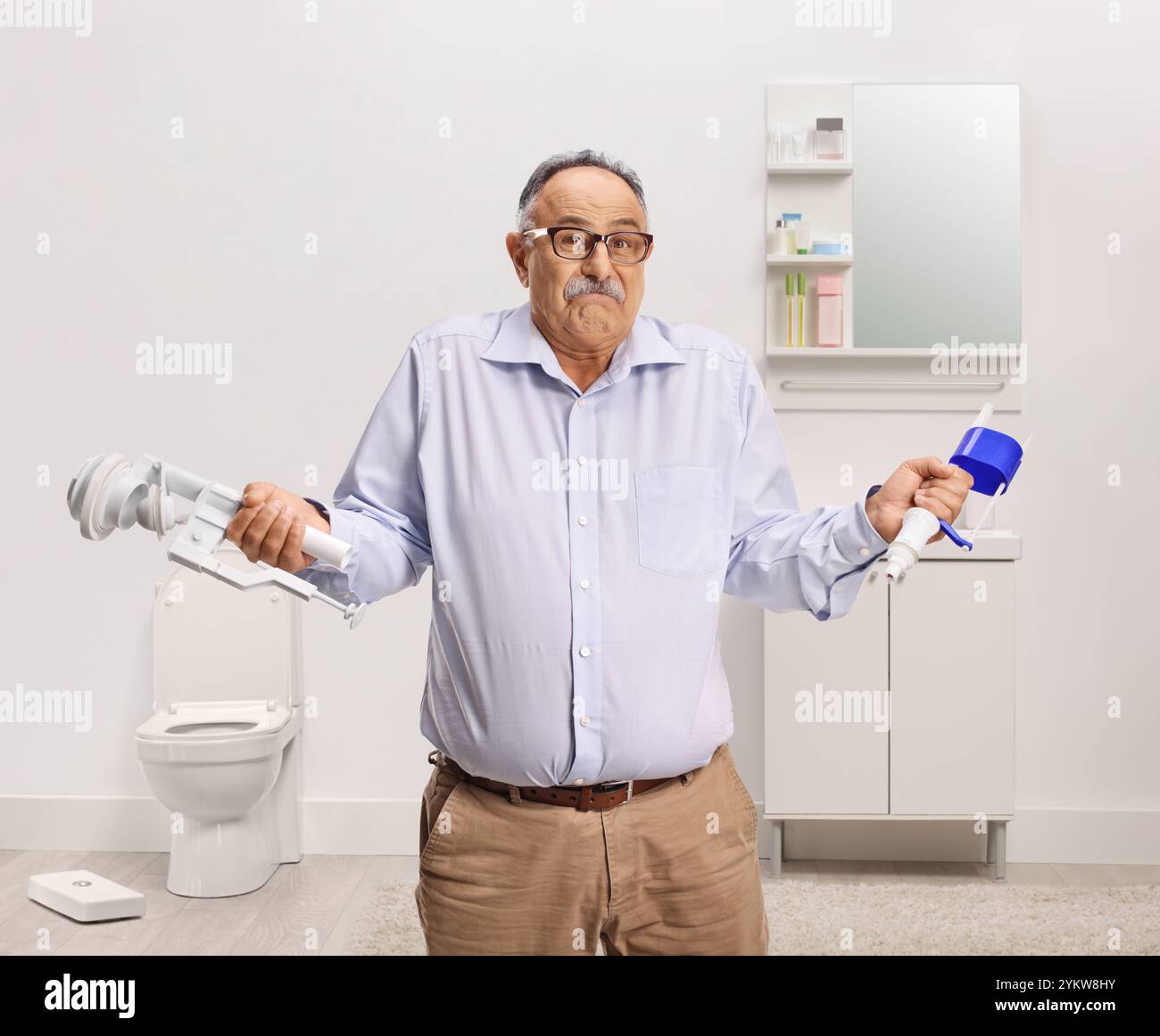 Parts of a toilet cistern hi-res stock photography and images - Alamy