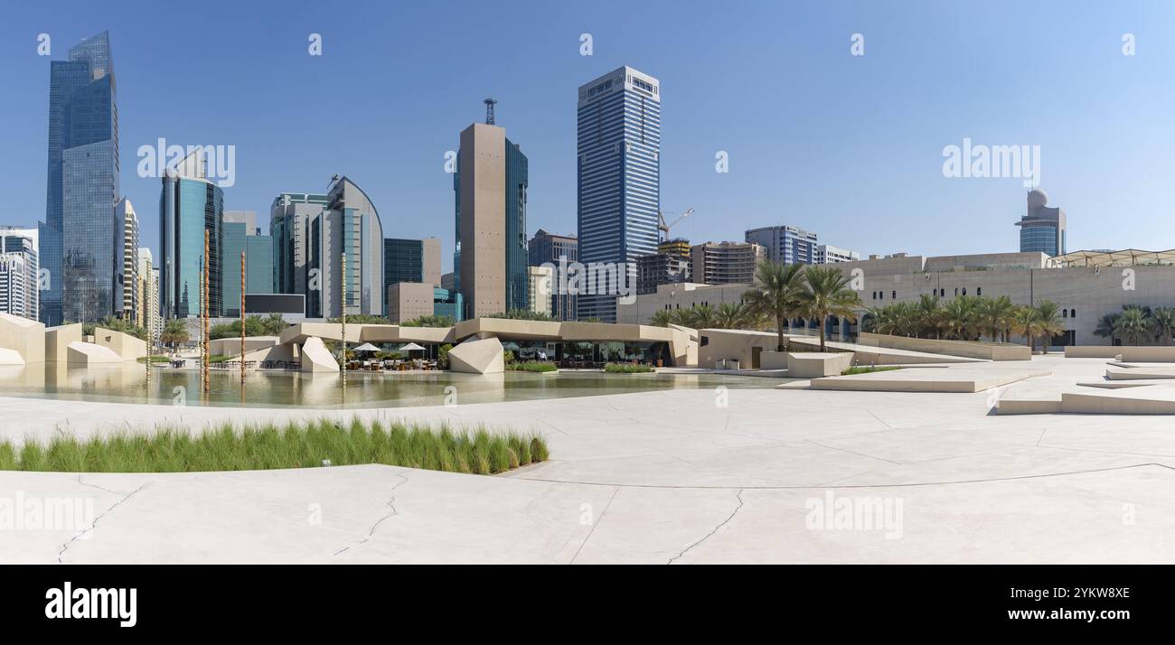 A picture of the Cultural Foundation Abu Dhabi and the buildings of the ...
