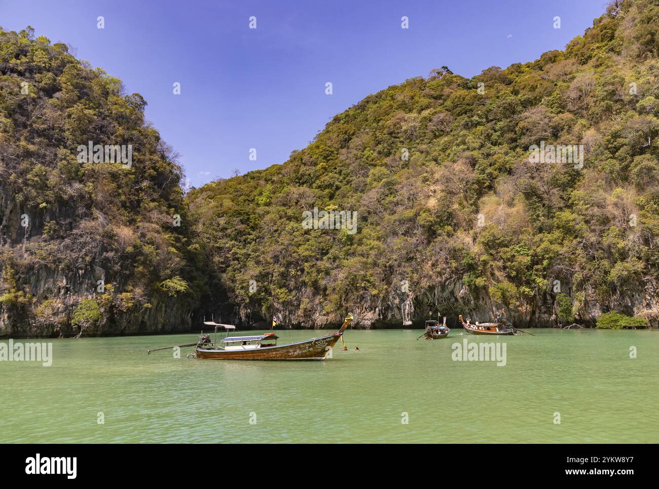 A picture of the Blue Lagoon at the Koh Hong Island Stock Photo - Alamy