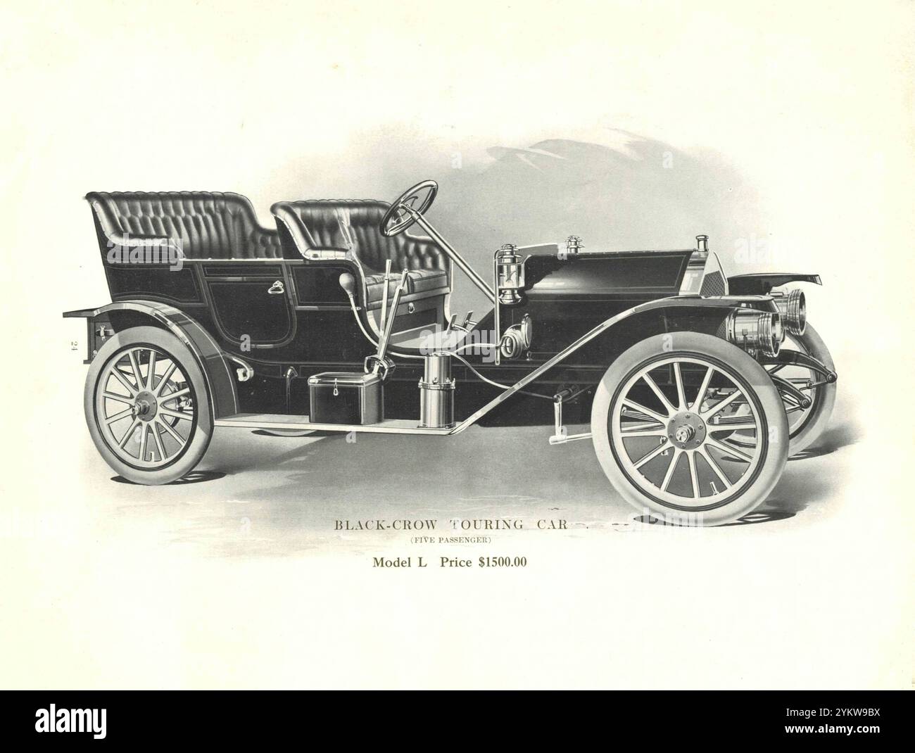 Black-Crow Touring Car Model L. Black Manufacturing Company of Chicago ...