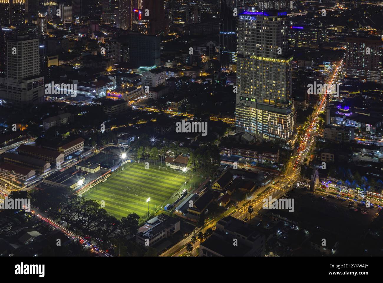 A picture of the EV Arena Kelab Sultan Sulaiman football field, and the ...