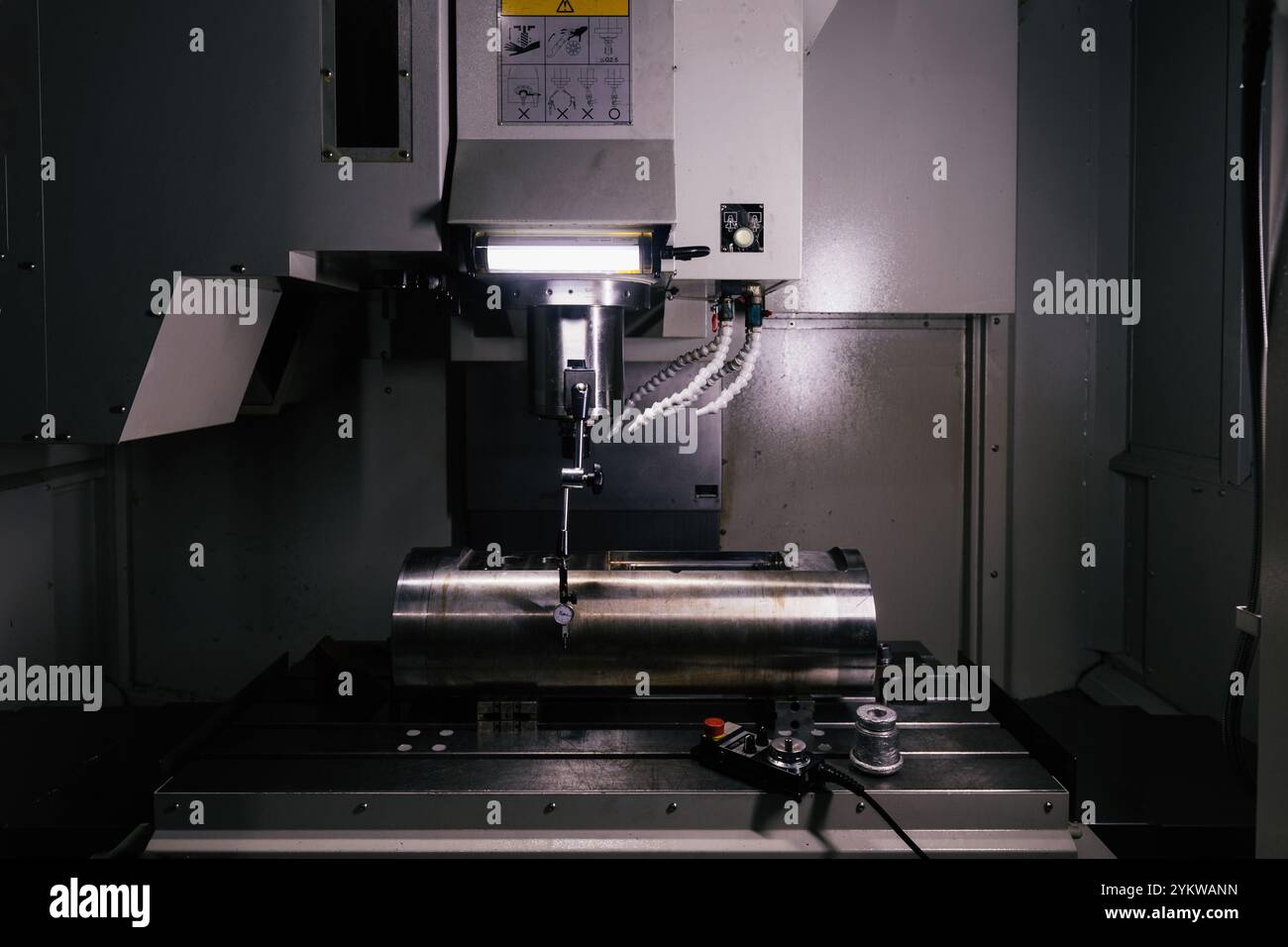 Close up working milling machine hi-res stock photography and images ...